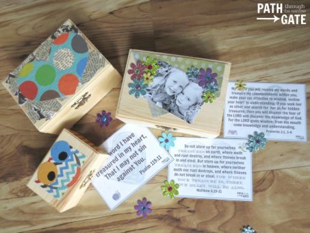 Bible Verse Treasure Box Craft - Kids Bible Teacher