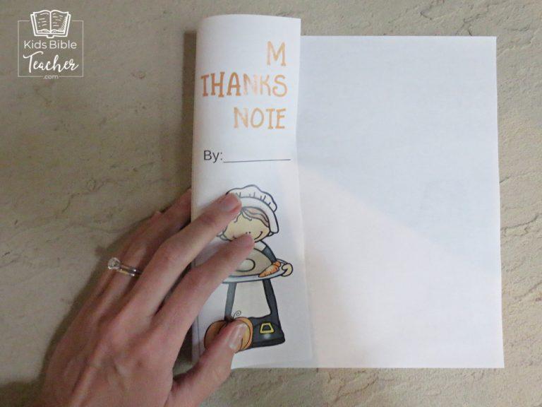 My Thanksgiving Notebook - Kids Bible Teacher
