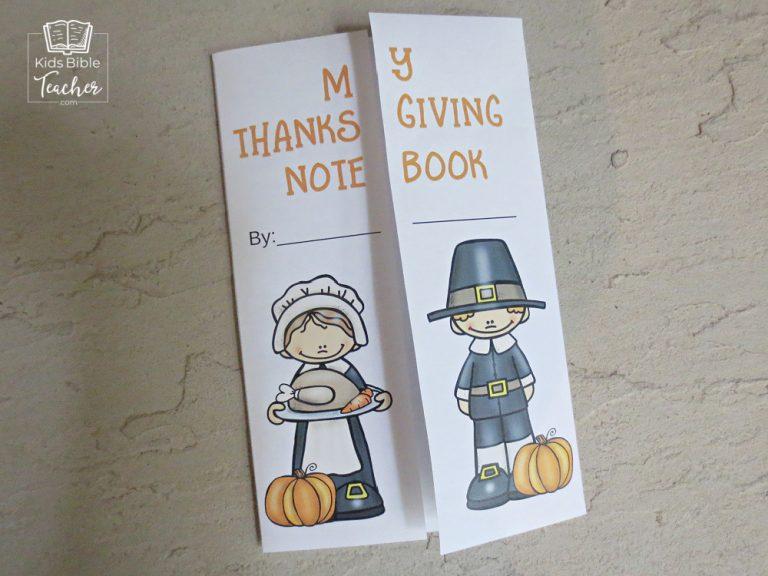 My Thanksgiving Notebook - Kids Bible Teacher