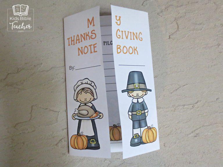 My Thanksgiving Notebook - Kids Bible Teacher