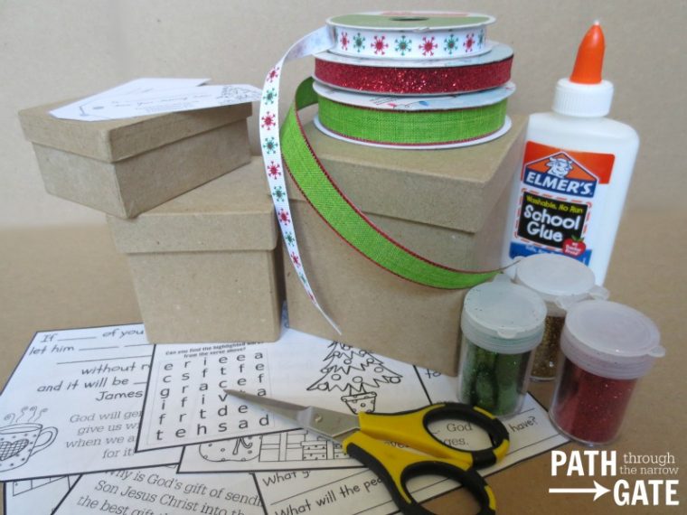 God's Gifts Christmas Box - Kids Bible Teacher