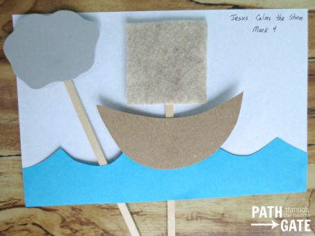 Jesus Calms the Storm Craft - Kids Bible Teacher