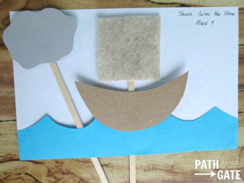 Jesus Calms the Storm Craft - Kids Bible Teacher