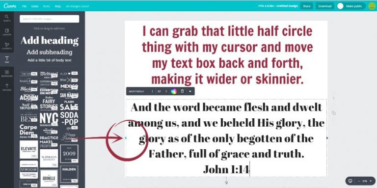 The Easiest Way to Make Bible Verse Printables in Canva
