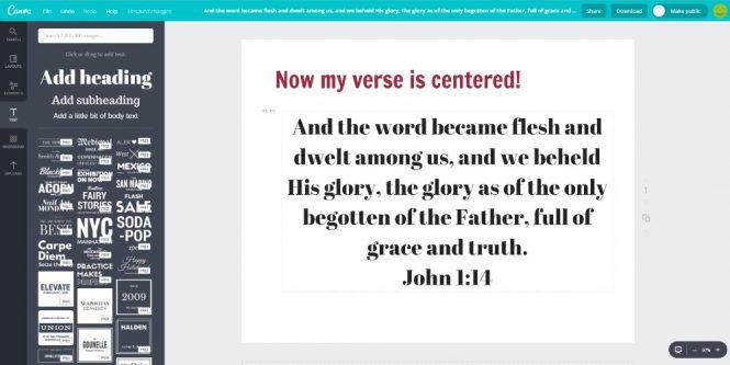 The Easiest Way to Make Bible Verse Printables in Canva
