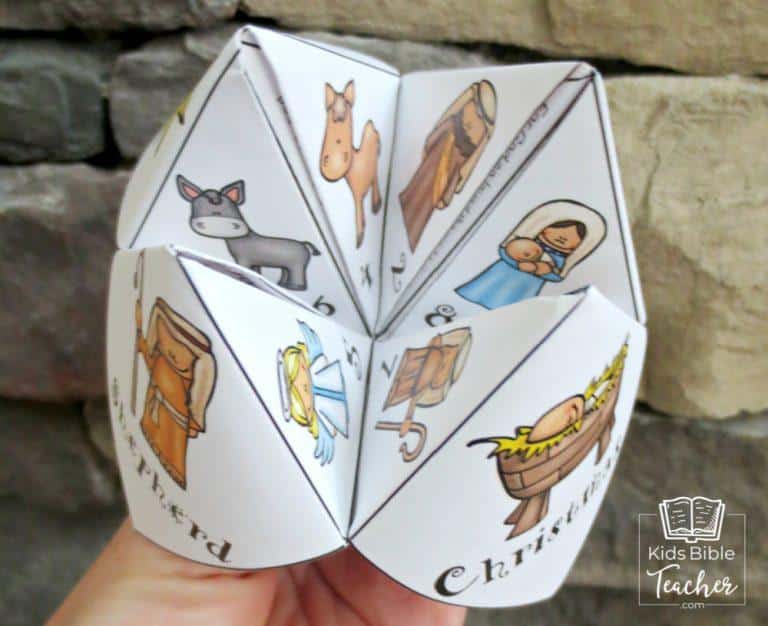 Christmas Finger Puzzle - Kids Bible Teacher