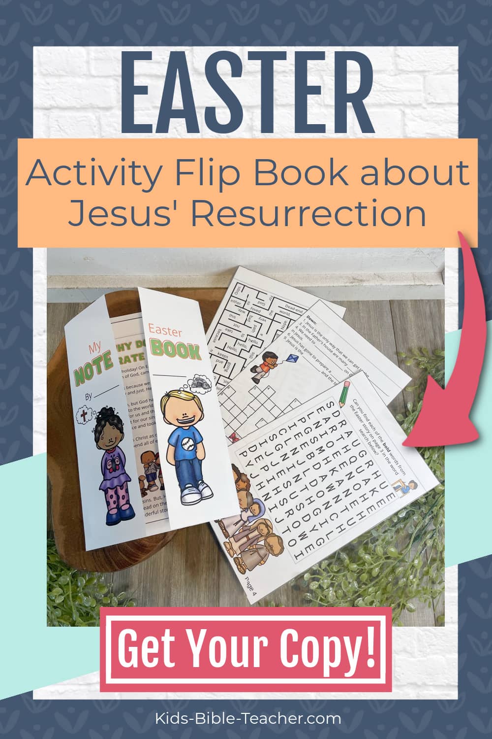 Easter Activity Notebook - Kids Bible Teacher