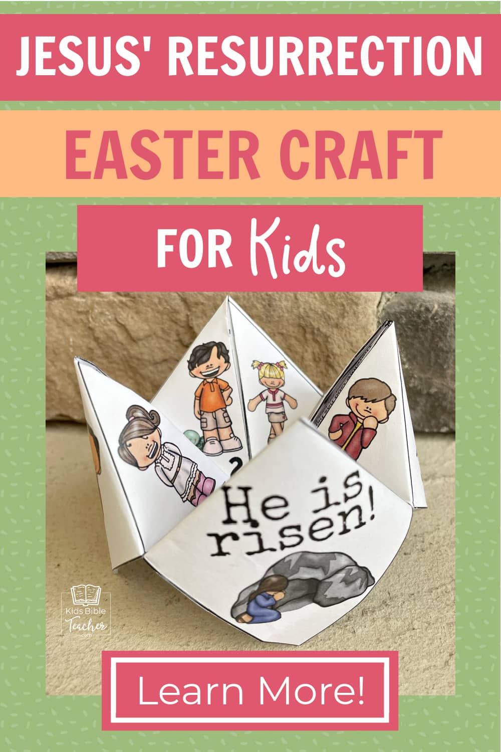 Printable Easter Finger Puzzle with Bible Verses