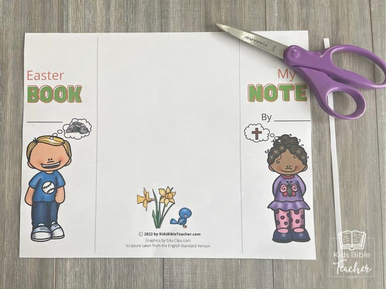 My Easter Notebook - Kids Bible Teacher