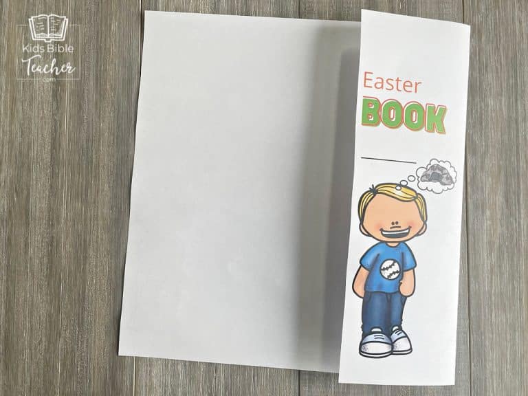 Easter Activity Notebook - Kids Bible Teacher