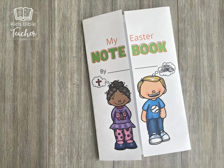 Easter Activity Notebook - Kids Bible Teacher