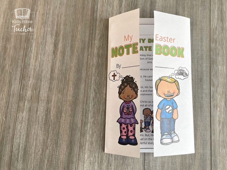 Easter Activity Notebook - Kids Bible Teacher