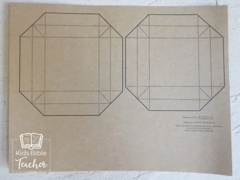 Printable Mother's Day Gift Box Card - Kids Bible Teacher