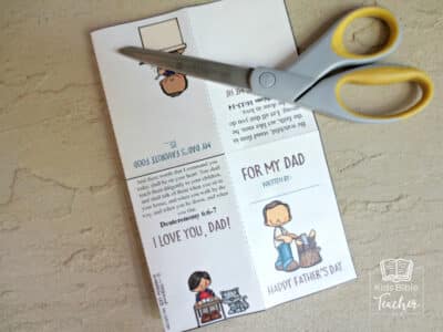 Printable Father's Mini Book - Kids Bible Teacher