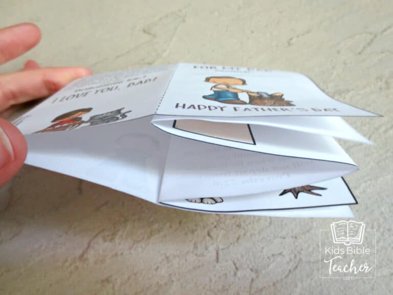 Printable Father's Mini Book - Kids Bible Teacher