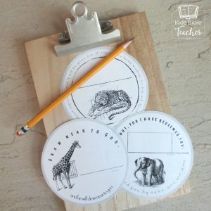 Printable Name Tags with Bible Verses