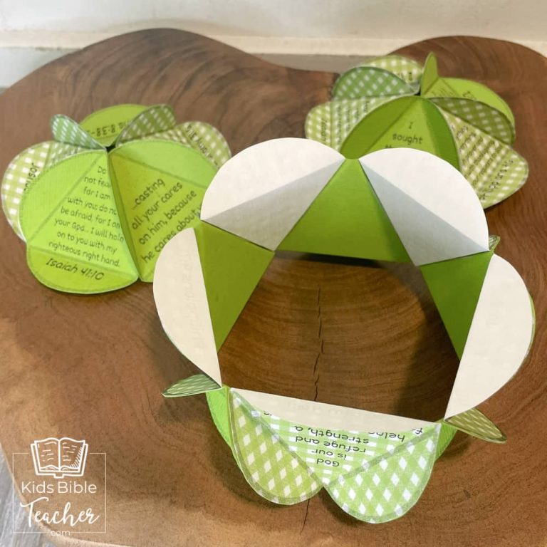 Paper Ball Craft with Bible Verses about Fear - Kids Bible Teacher