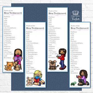 New Testament Bible Bookmarks - Kids Bible Teacher