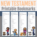 New Testament Bible Bookmarks - Kids Bible Teacher