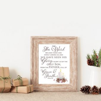 Christmas Bible Verse Printables - Kids Bible Teacher