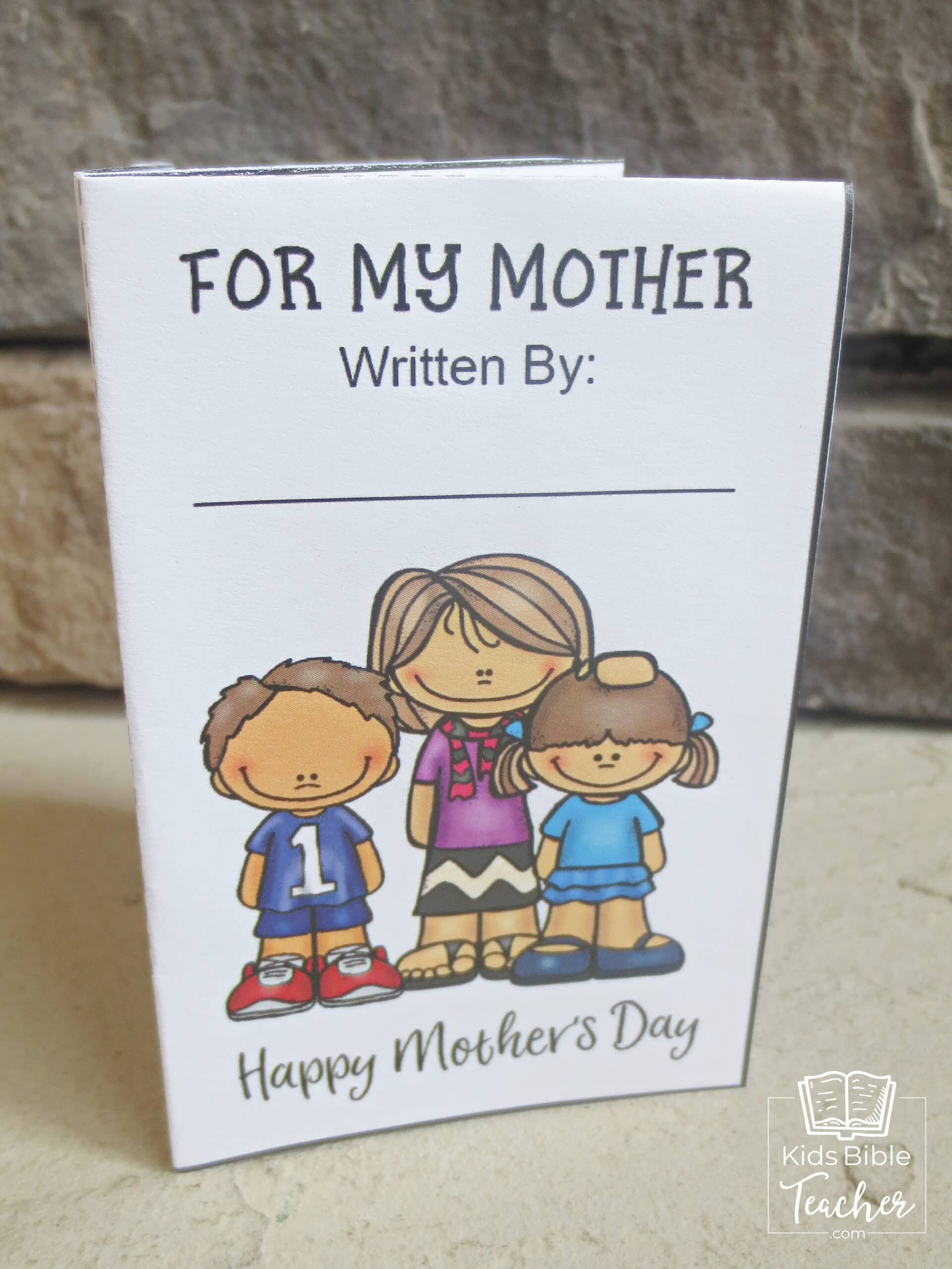 Mother's Day Mini Book - Kids Bible Teacher