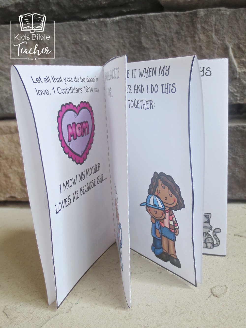 Mother's Day Mini Book - Kids Bible Teacher