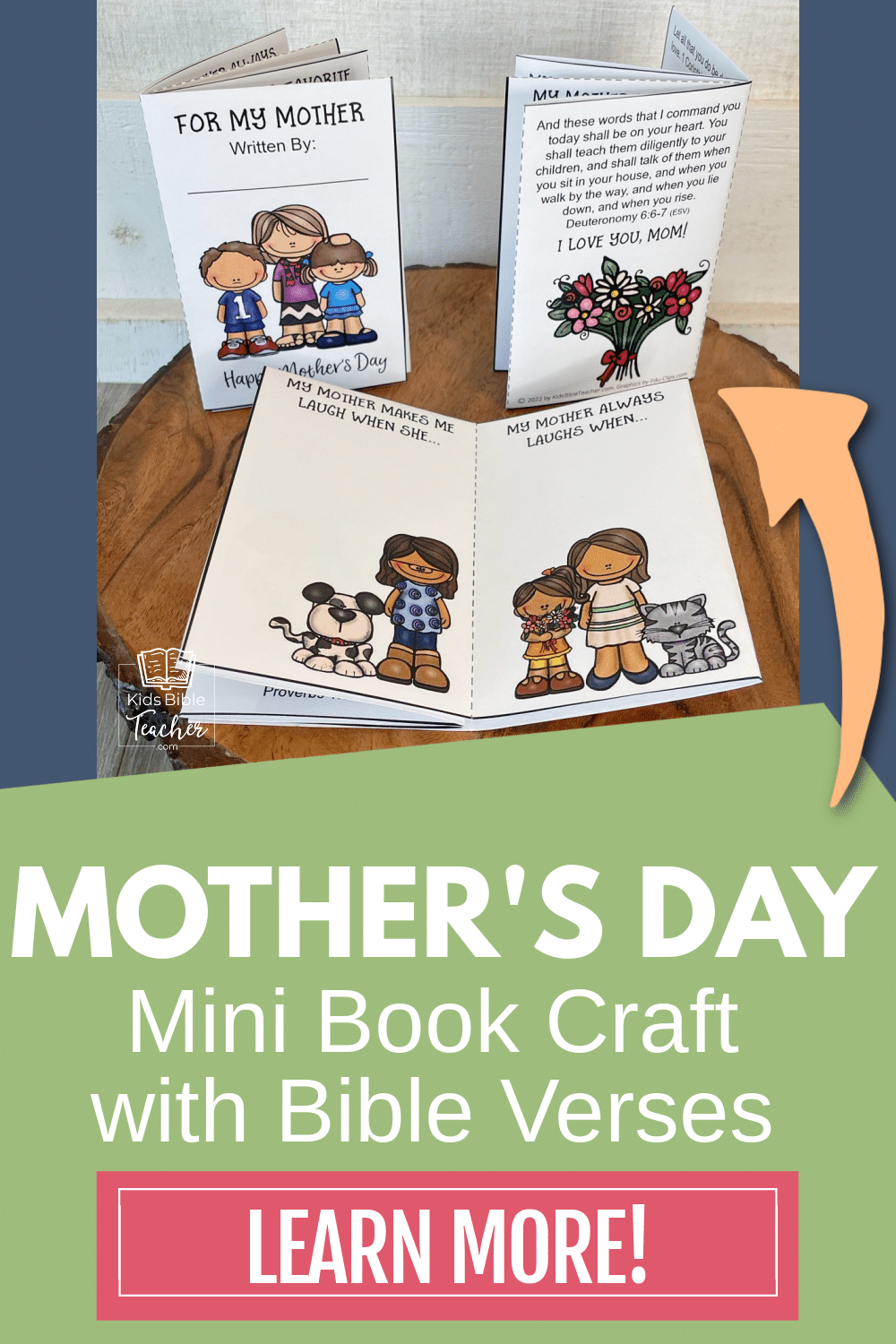 Mother's Day Mini Book - Kids Bible Teacher