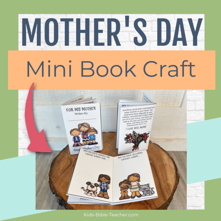 Mother's Day Mini Book - Kids Bible Teacher