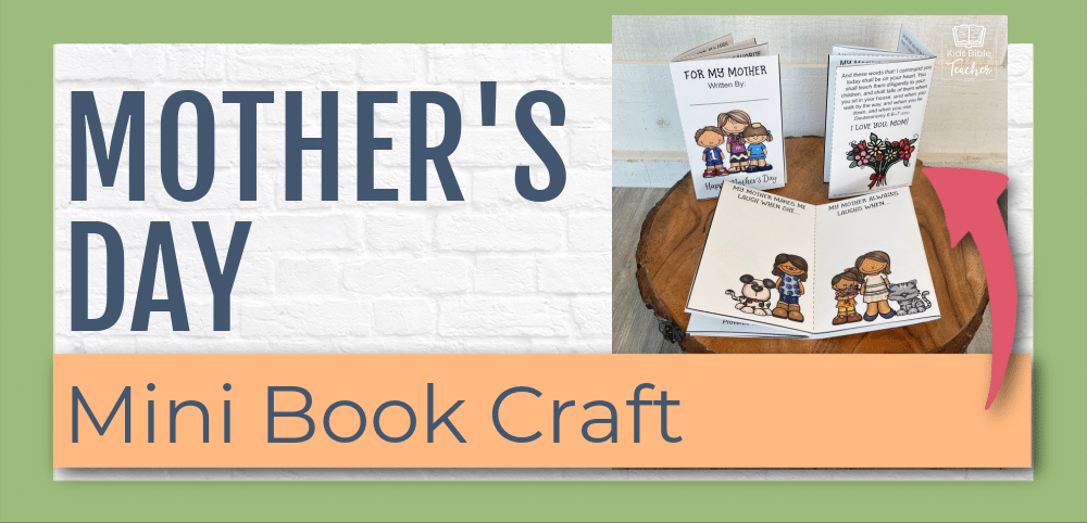Mother's Day Mini Book - Kids Bible Teacher