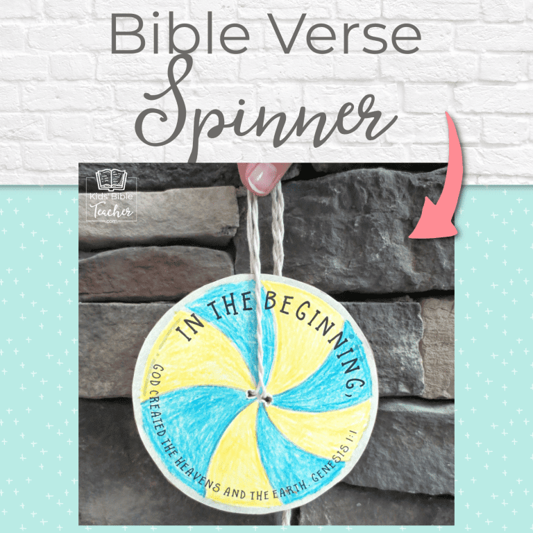 Bible Verse Spinner - Kids Bible Teacher