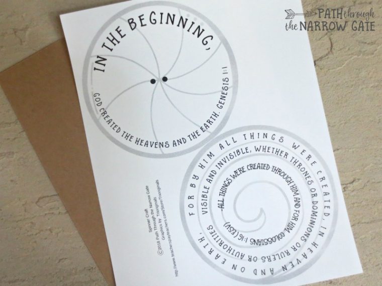 Bible Verse Spinner - Kids Bible Teacher