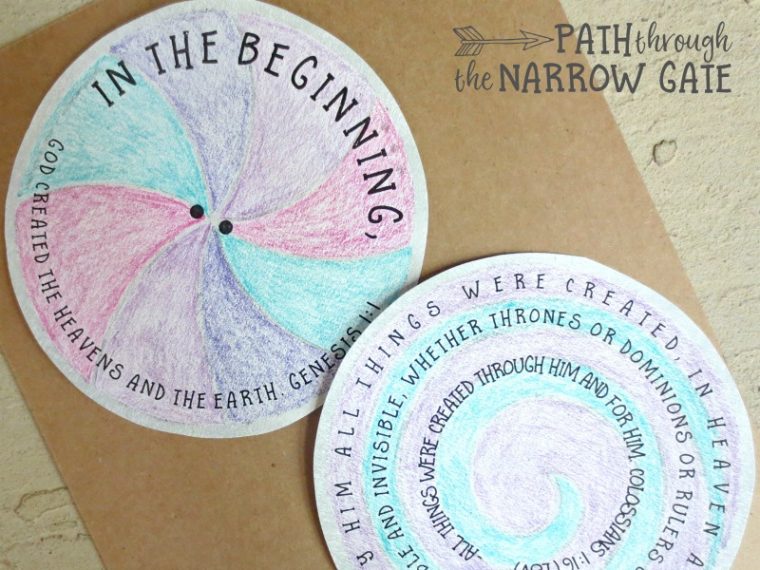 Bible Verse Spinner - Kids Bible Teacher