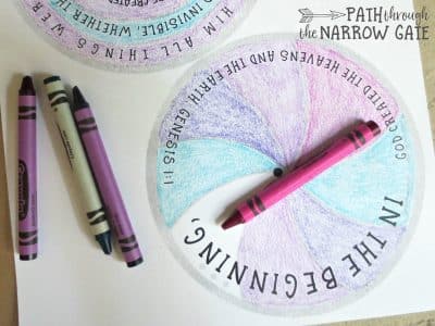 Bible Verse Spinner - Kids Bible Teacher