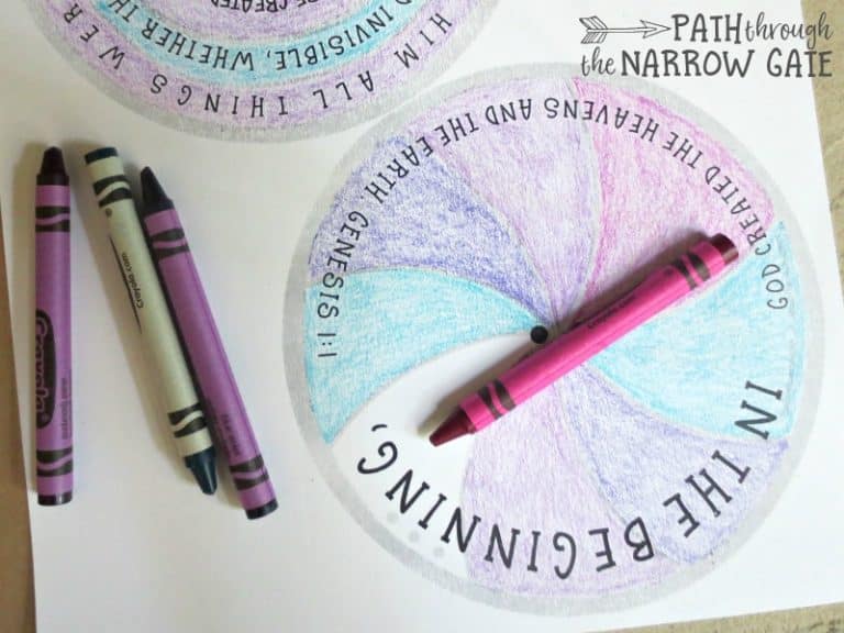 Bible Verse Spinner - Kids Bible Teacher