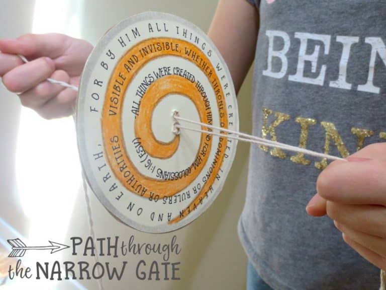 Bible Verse Spinner - Kids Bible Teacher