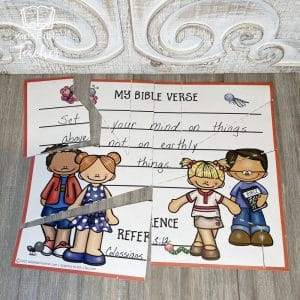 Easy Printable Bible Verse Puzzles - Kids Bible Teacher