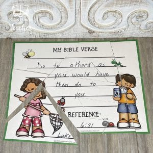Easy Printable Bible Verse Puzzles - Kids Bible Teacher