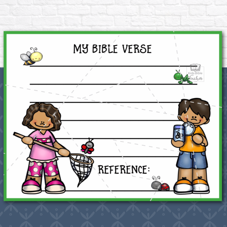 Easy Printable Bible Verse Puzzles - Kids Bible Teacher