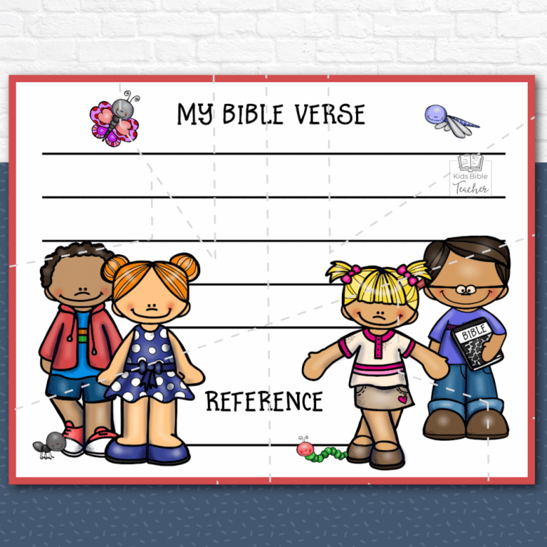 Easy Printable Bible Verse Puzzles - Kids Bible Teacher