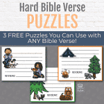Printable Bible Verse Puzzles for Older Kids - Kids Bible Teacher