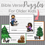 Printable Bible Verse Puzzles for Older Kids - Kids Bible Teacher