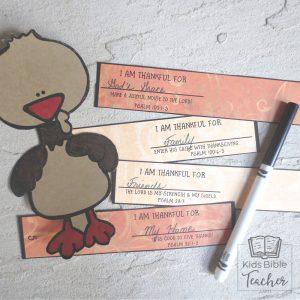 Thankful Turkey craft - Kids Bible Teacher