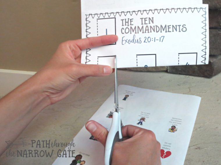 Ten Commandments Craft for Kids