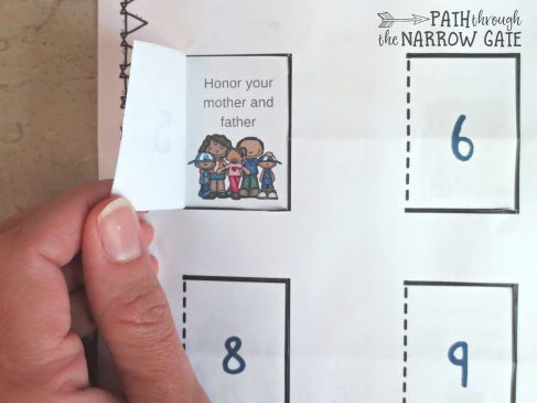 Ten Commandments Printable Craft - Kids Bible Teacher