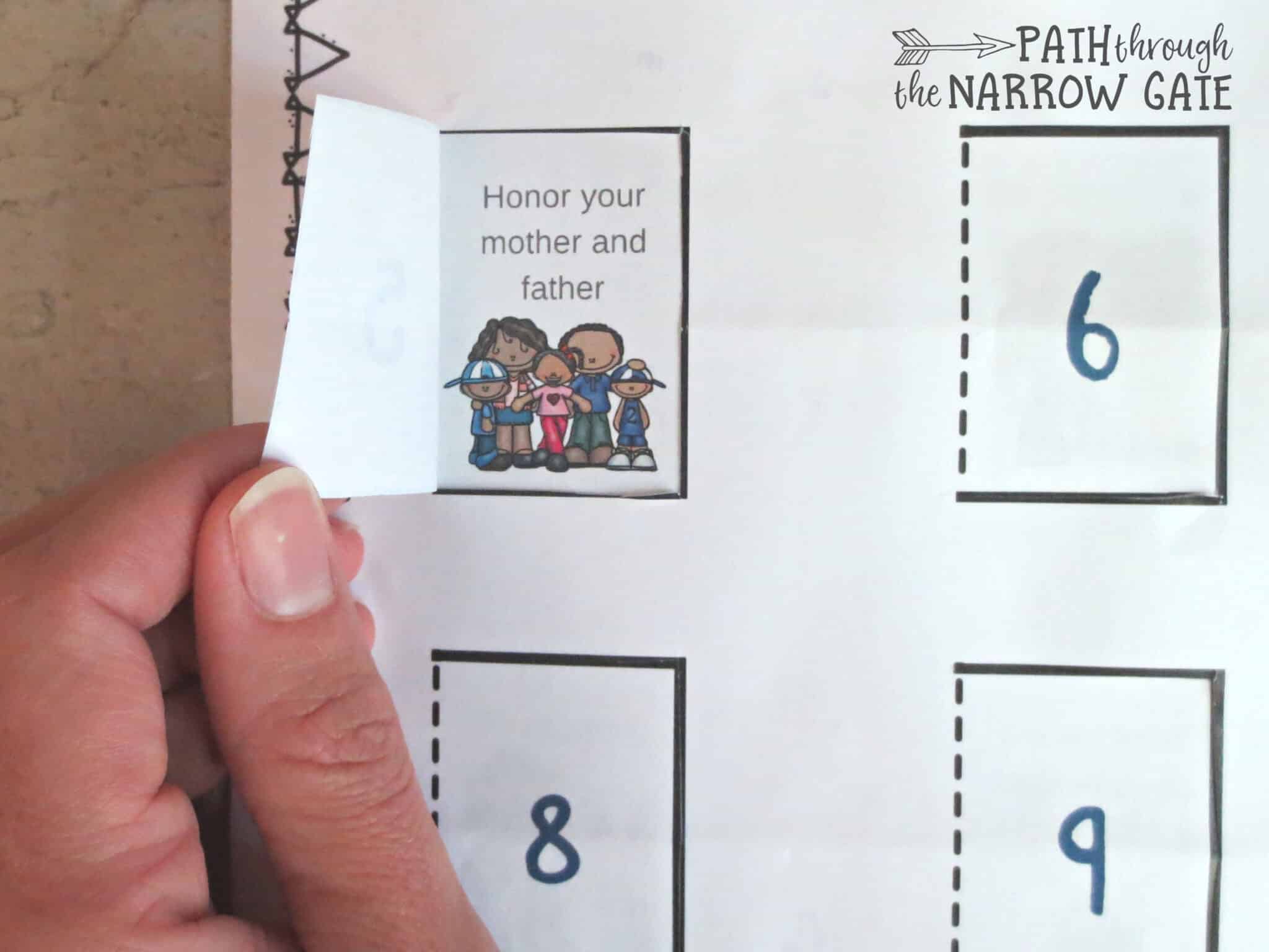 Ten Commandments Craft for Kids