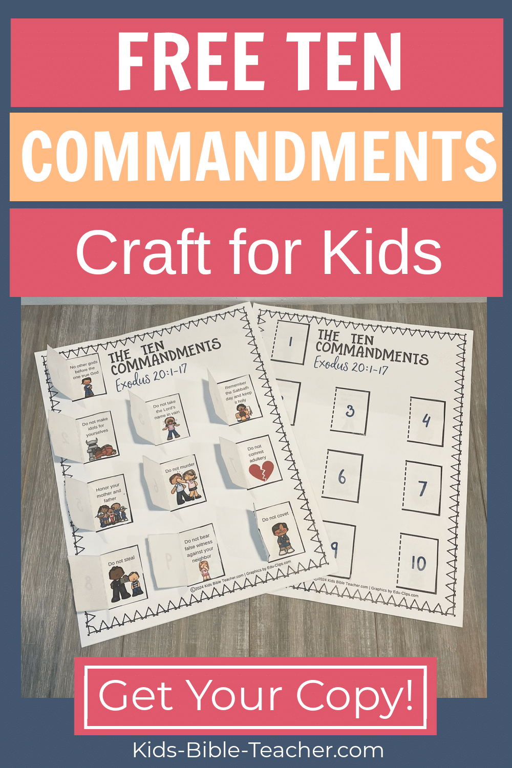 Ten Commandments Craft for Kids