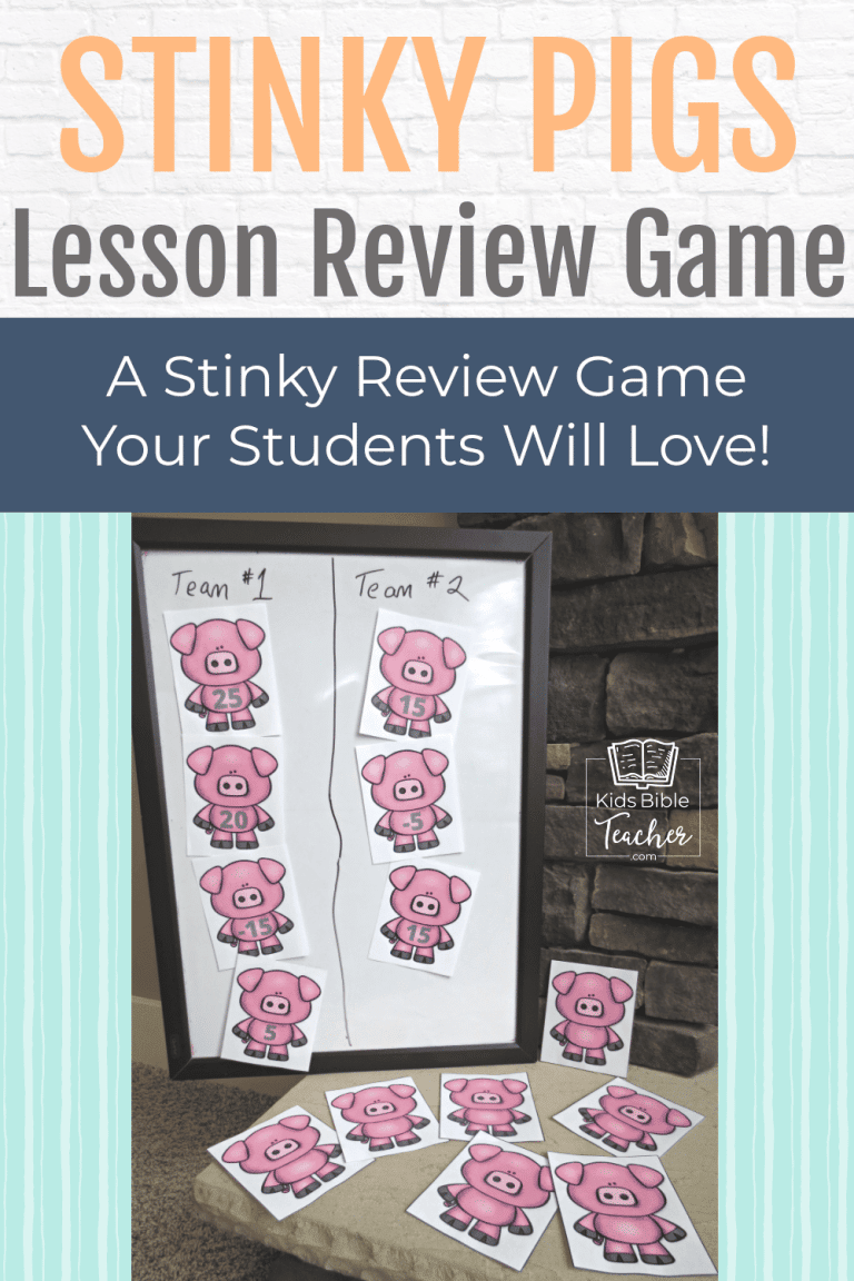 Lesson Review Games - Kids Bible Teacher