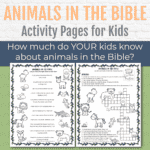 Animals in the Bible Activity Pages - Kids Bible Teacher