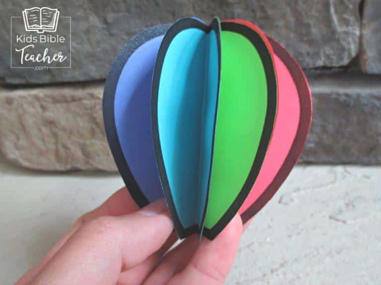 "This is the Day" Hot Air Balloon Bible Verse Craft - Kids Bible Teacher