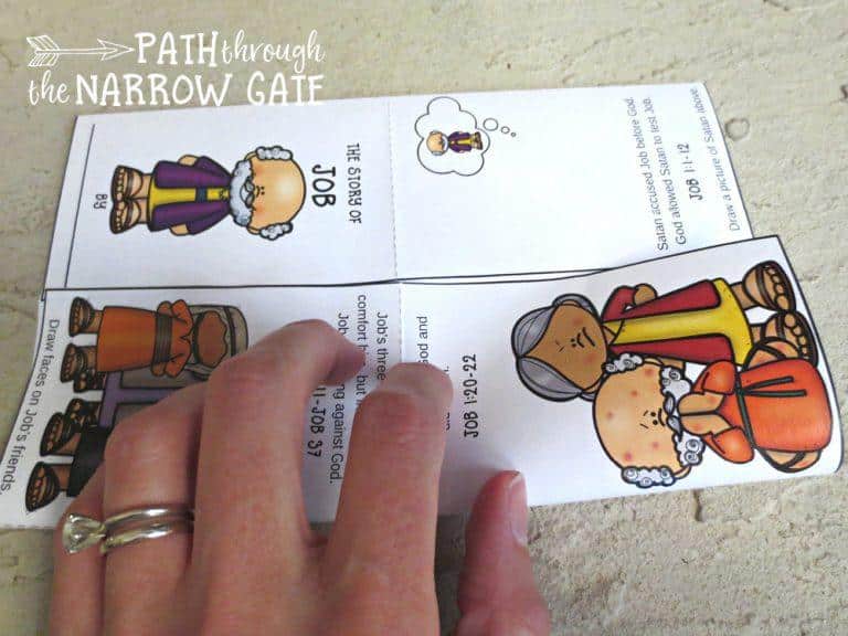 Printable Job Mini Book - Kids Bible Teacher